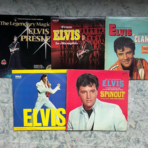 Lot Of Elvis Presley Vinyl Albums LP Records RCA In Memphis Spinout VG ...