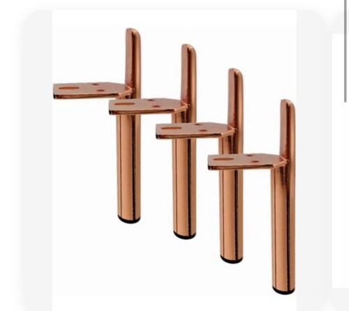 Fascination Rose Gold Metal Handle Shape Furniture Legs, 6Inch | eBay