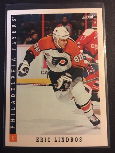 1993-94 Score Canadian Eric Lindros #1 HOF | eBay