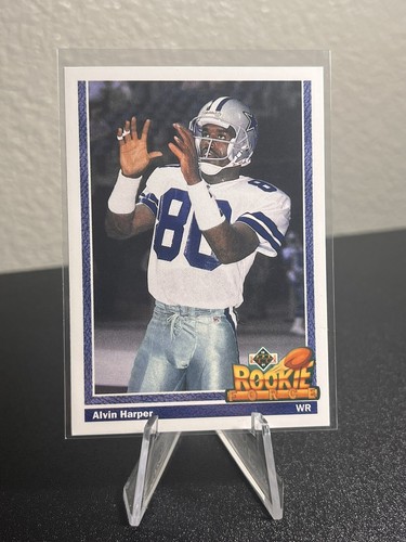 1991 Upper Deck Football Card #634 Alvin Harper Rookie Force-NM/M | eBay