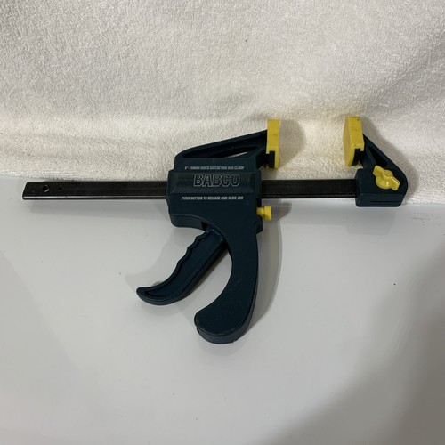 Babco 6” Bar Clamp Quick Ratchet, Push Button Release,Slide Jaw ...