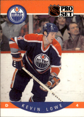 1990-91 Pro Set Kevin Lowe 89 Edmonton Oilers | eBay