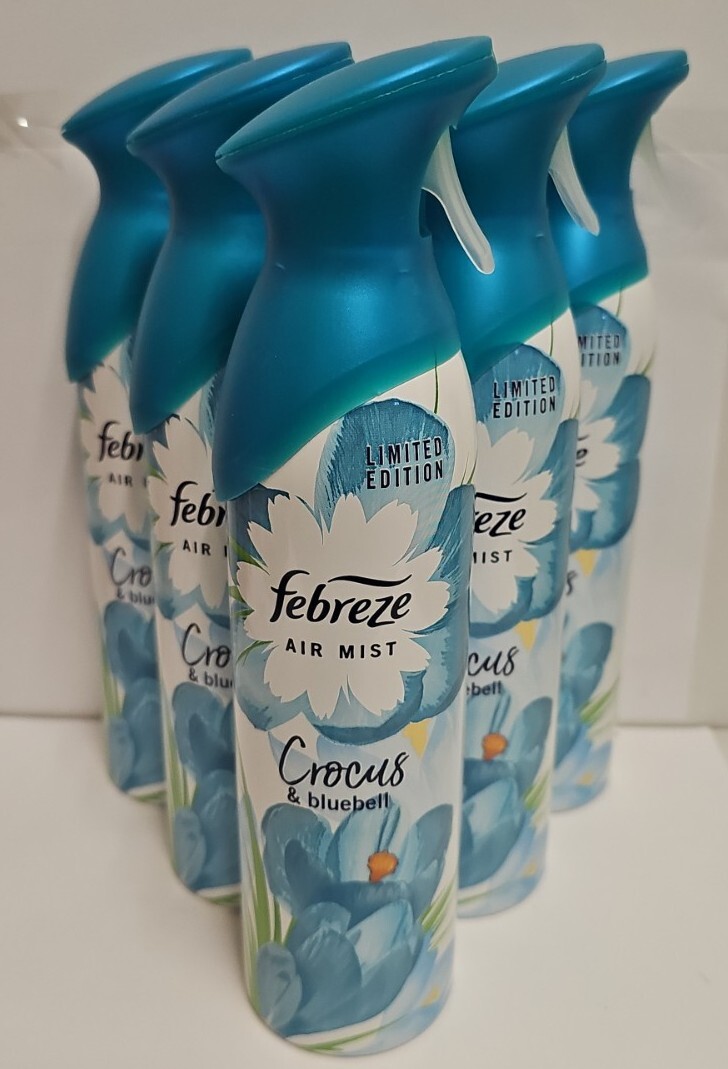febreze air freshener 300ml crocus & bluebell x 3 or x 6 cans | eBay