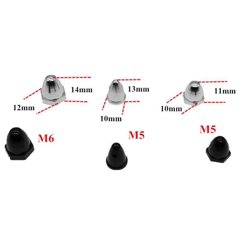 Propeller Nut Prop Adapter Paddle Clip M5/M6 for RC Brushless Motor ...