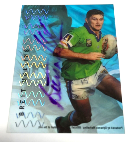 1996 Dynamic Rugby League Signature Gold Acetate Signature Card-W6 ...