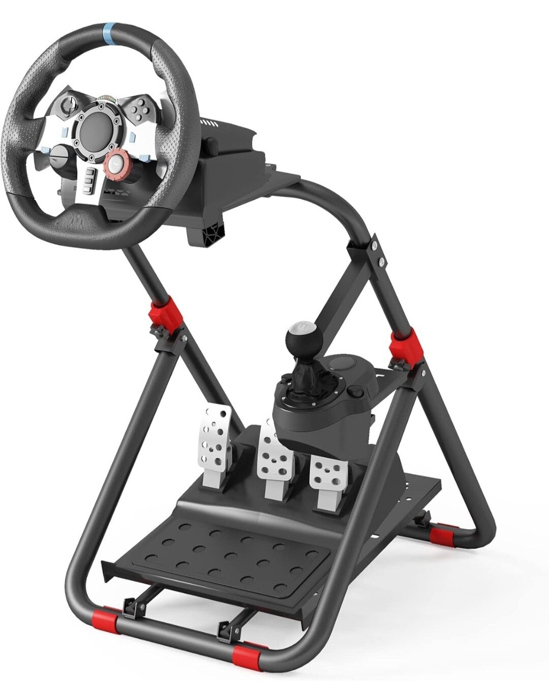 Racing Wheel Stand Foldable Steering Wheel Adjustable Stand for ...