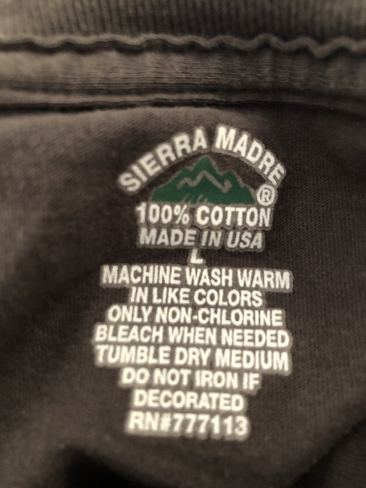 A Lot of 4 men Tshirts - Sierra Madre, Adidas, Jerzees & Denim&Flower ...