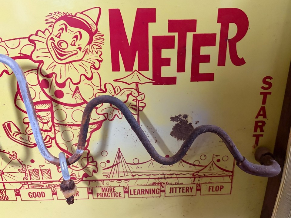 Vintage Booze-O-Meter (Teeter Meter) 5 Cent Coin Op Bar Game Trade ...