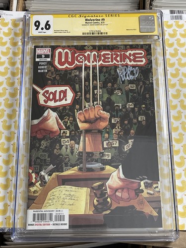 WOLVERINE #8 CGC SIGNATURE SERIES 9.6 ADAM KUBERT SIGNED 2021 351 ...