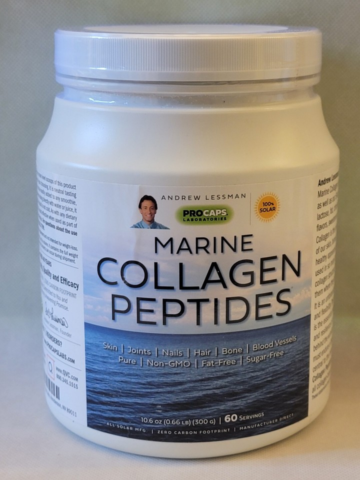 Andrew Lessman Marine Collagen Peptides with MSM 60 Servings Exp. 01/30 ...