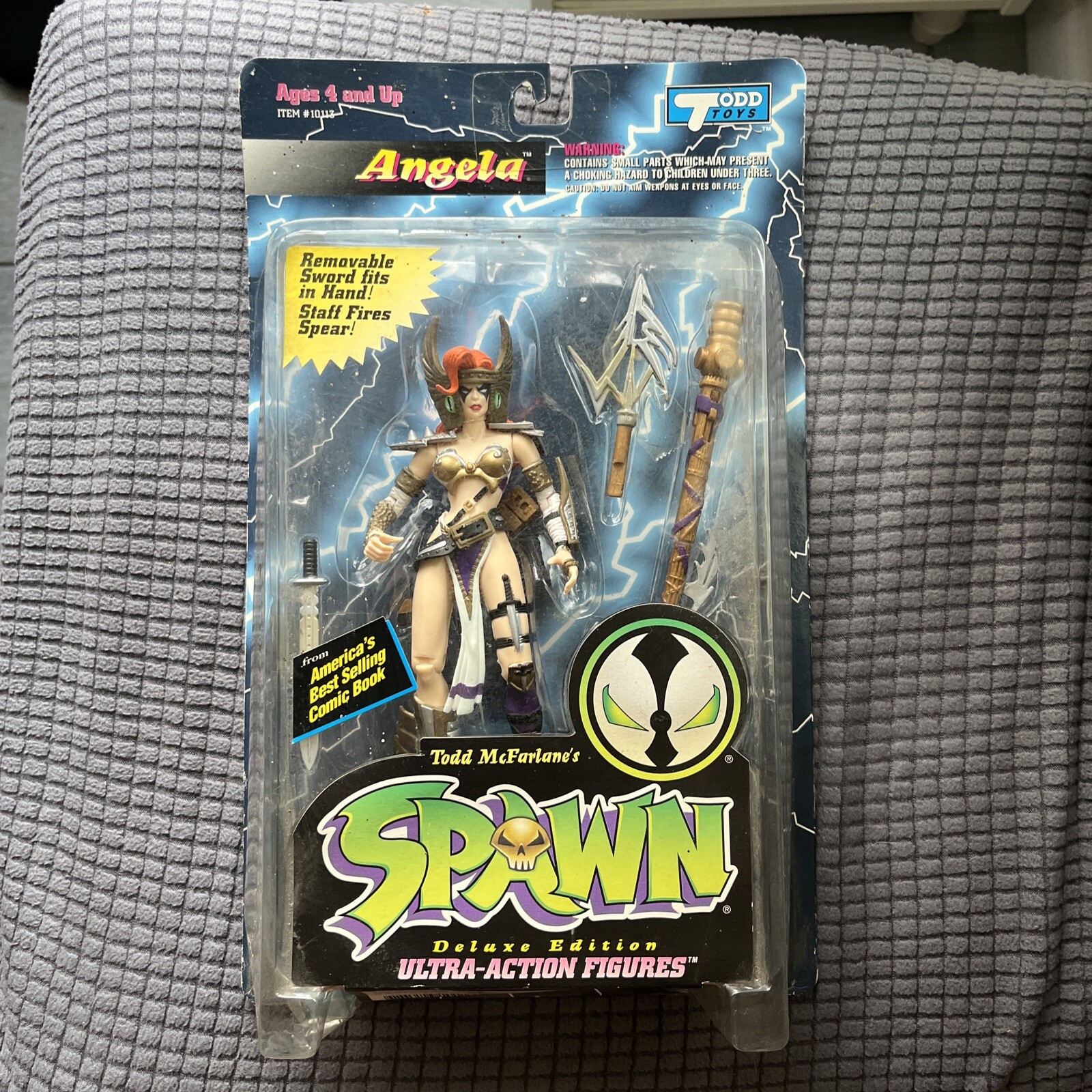 1995 Todd McFarlane Spawn Angela Action Figure Deluxe Edition for sale ...