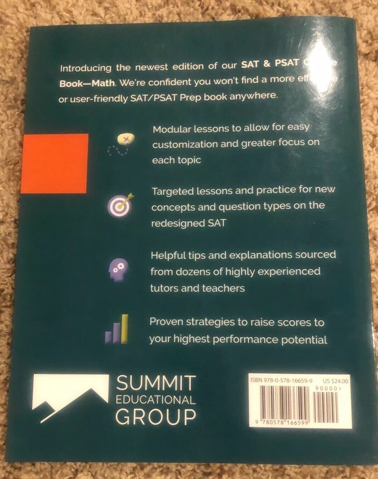 The Redesigned SAT & PSAT Course Book by Summit Educational Group ...
