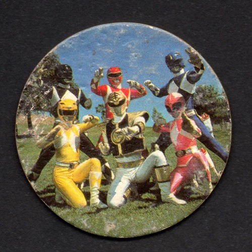 TODOS LOS POWER RANGERS CAPS #32 POWER RANGER 1995 TAZO DE CARTON ...