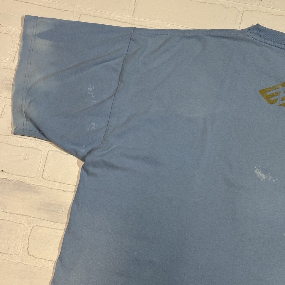 Vintage Enyce T Shirt Y2K Logo 3XL Hip Hop 90s Sun Faded Bleached | eBay