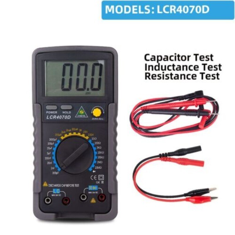 Handheld Digital Meter Capacitor Tester Checker Diagnostic-Tool LCR ...