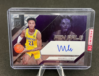 2023-24 Elite Maxwell Lewis Pen Pals Purple **ON-CARD** Auto - Rookie ...
