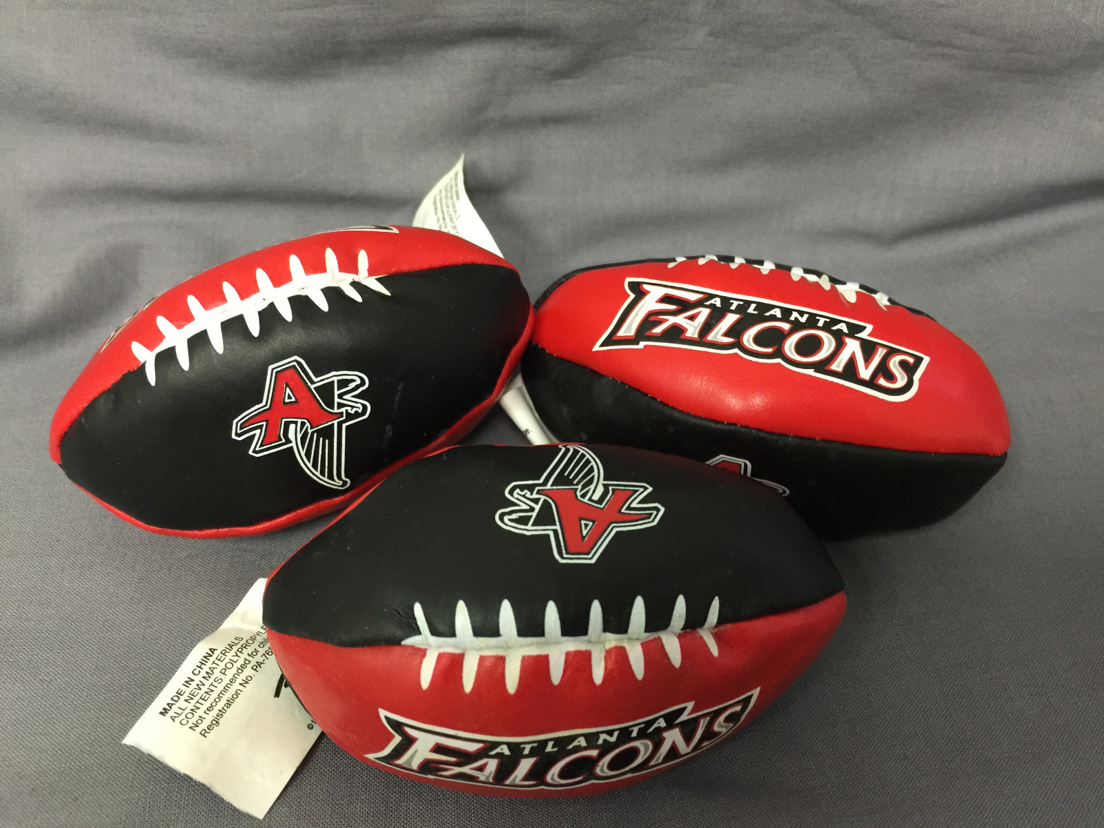 NFL Hacky Sack Kick Ball Atlanta Falcons Set of 3 Mini 3.5" | eBay