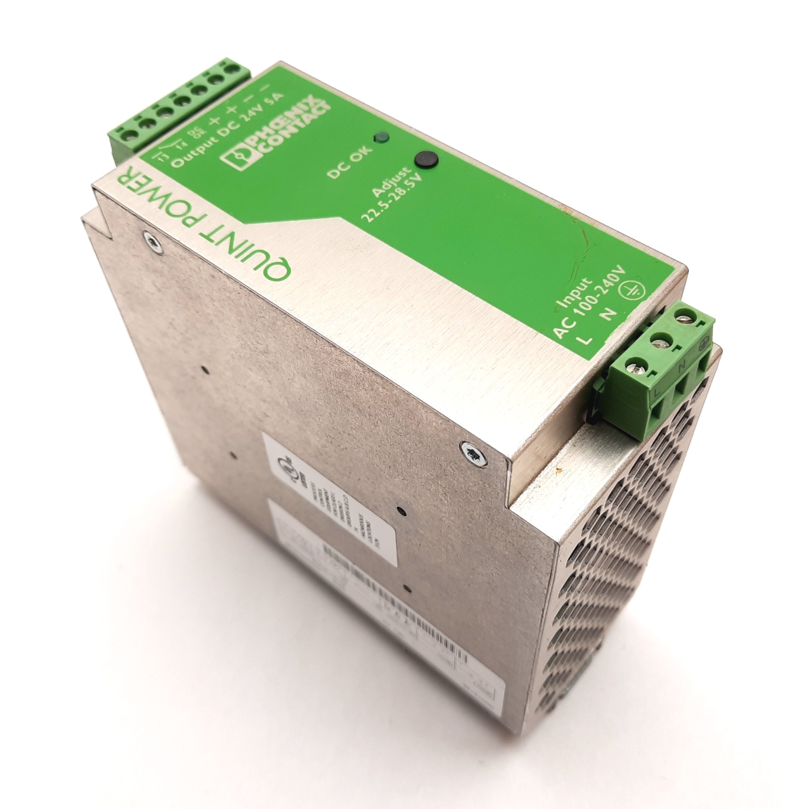 Phoenix Contact QUINT-PS-100-240AC/24DC/5 Power Supply In 100/240VAC ...