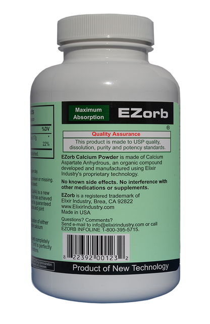 Elixir Ezorb Calcium Powder for Bone, Joint and Muscle Health - 100g ...