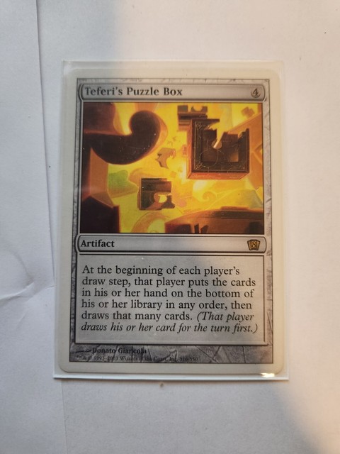 MTG Teferi's Puzzle Box Mystery Booster - 8th Edition 316/357 Foil Rare ...