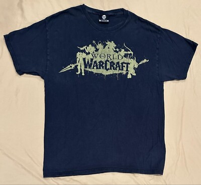 Vintage Y2K T-shirt World Of Warcraft Promo. Blizzard Ent. JINX Tag ...