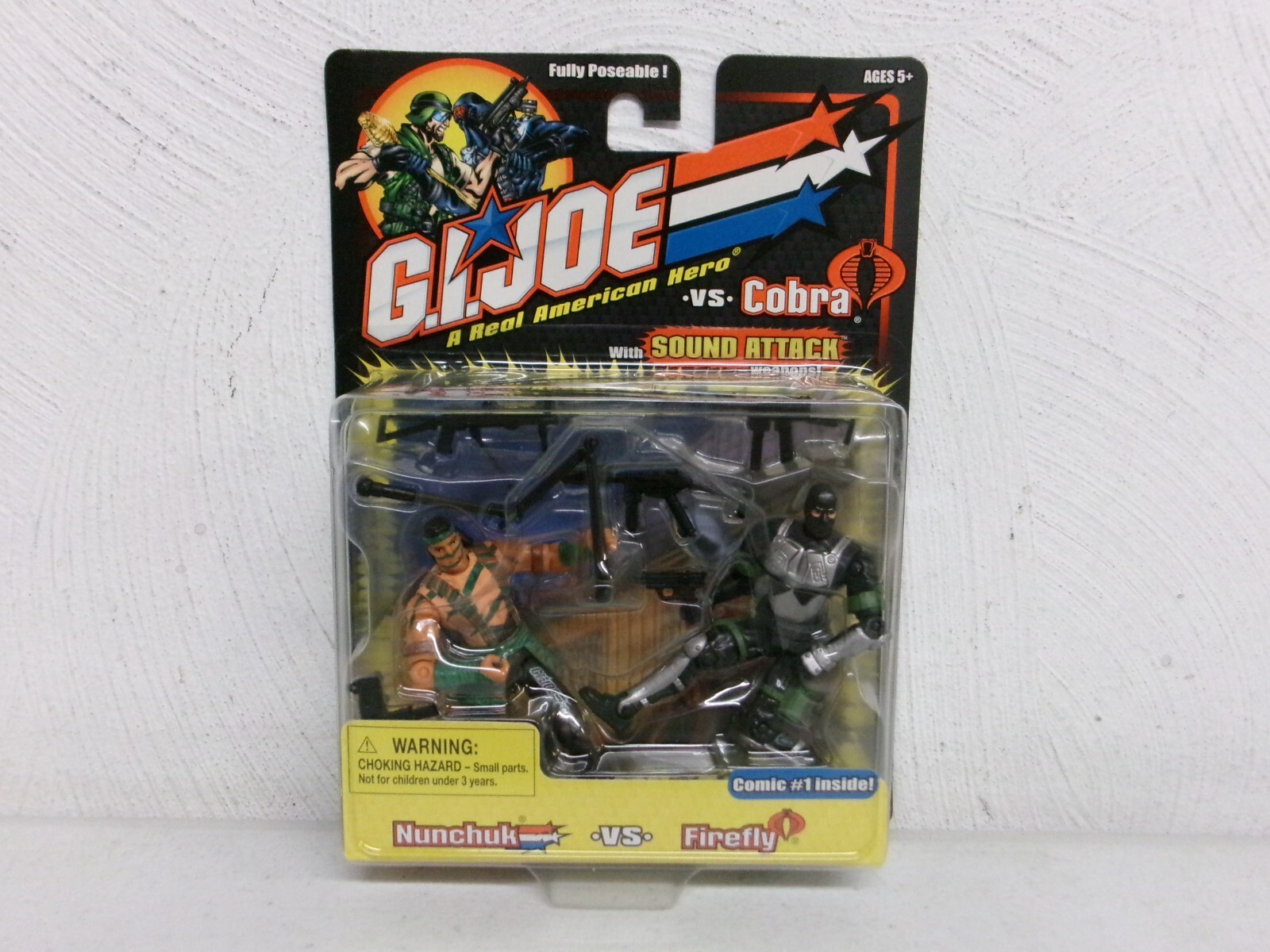 HASBRO GI JOE ARAH vs COBRA - NUNCHUK & FIREFLY - NEW #6 | eBay
