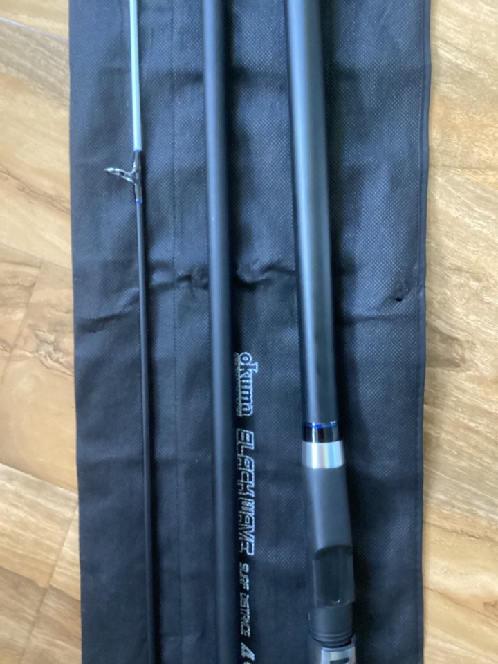 New Okuma Black Wave Surf Distance 420 14ft 3 Section Beachcaster | eBay UK