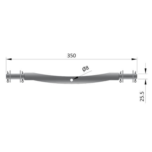 Boat Roller Wing Bracket & Stem Post with Non Marking Rollers Dumbbell ...
