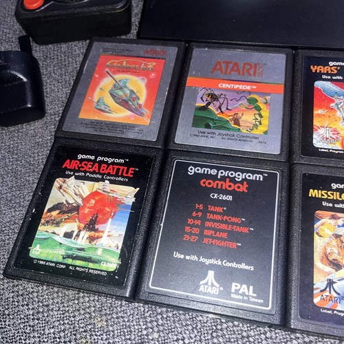 Atari 2600 Jr Junior Console + 9 Game Bundle | eBay