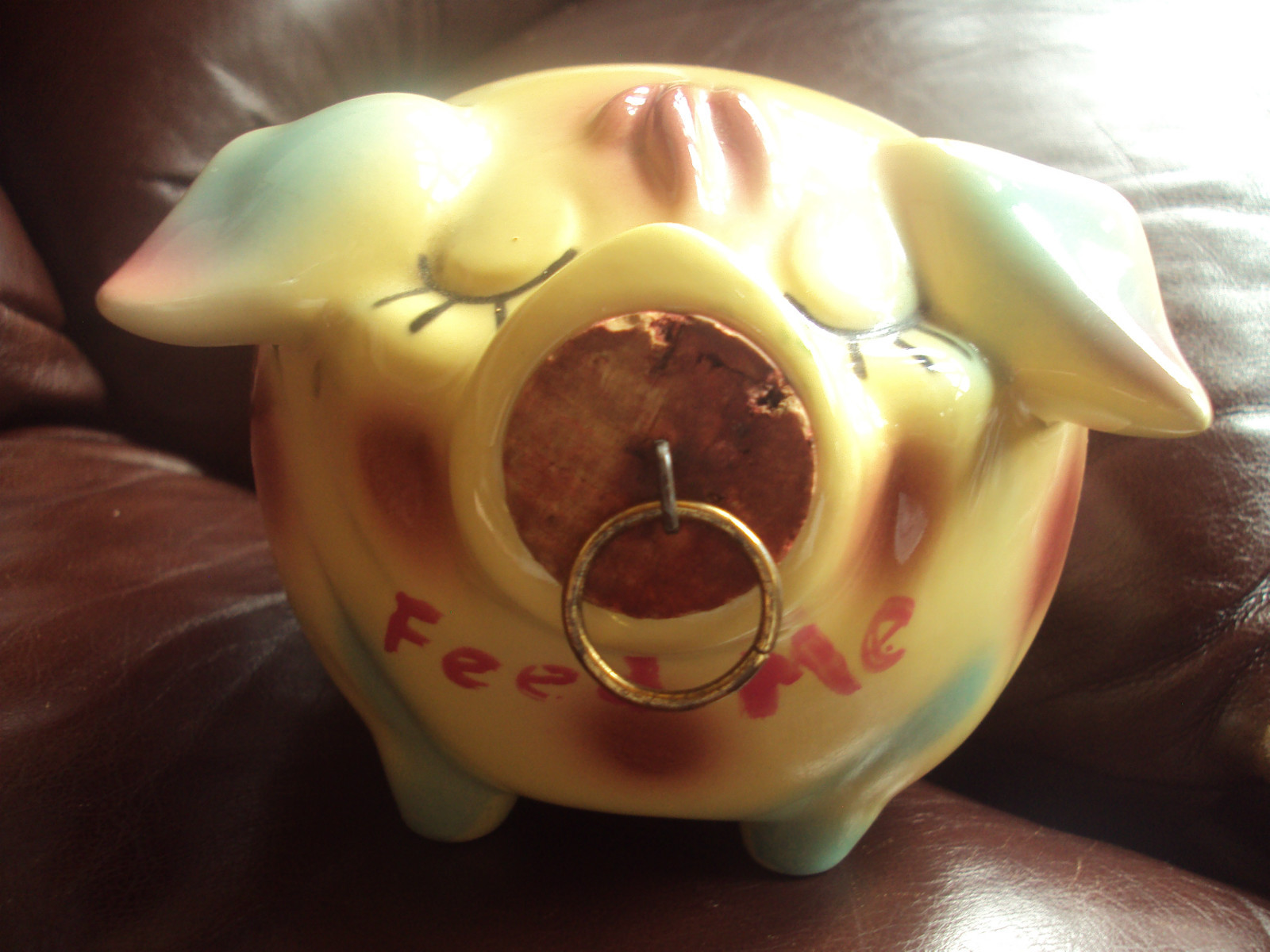 Rare! Vintage Hull Corky Pig USA 1957 Piggy Bank. HTF! Very Cute! Look ...