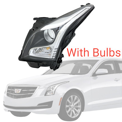 2013-2018 Cadillac ATS Driver Factory Style Headlight (w/ BULB) LH ...
