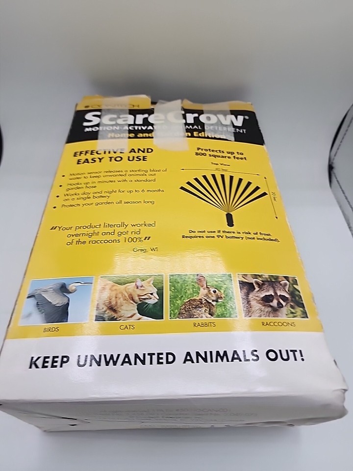 Contech ScareCrow Motion Activated Animal Deterrent Burst Of Water | eBay