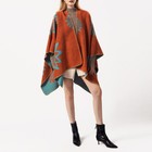 Lady Open Front Cardigan Shawl Cloak Cape Poncho Kimono Blanket Wrap ...