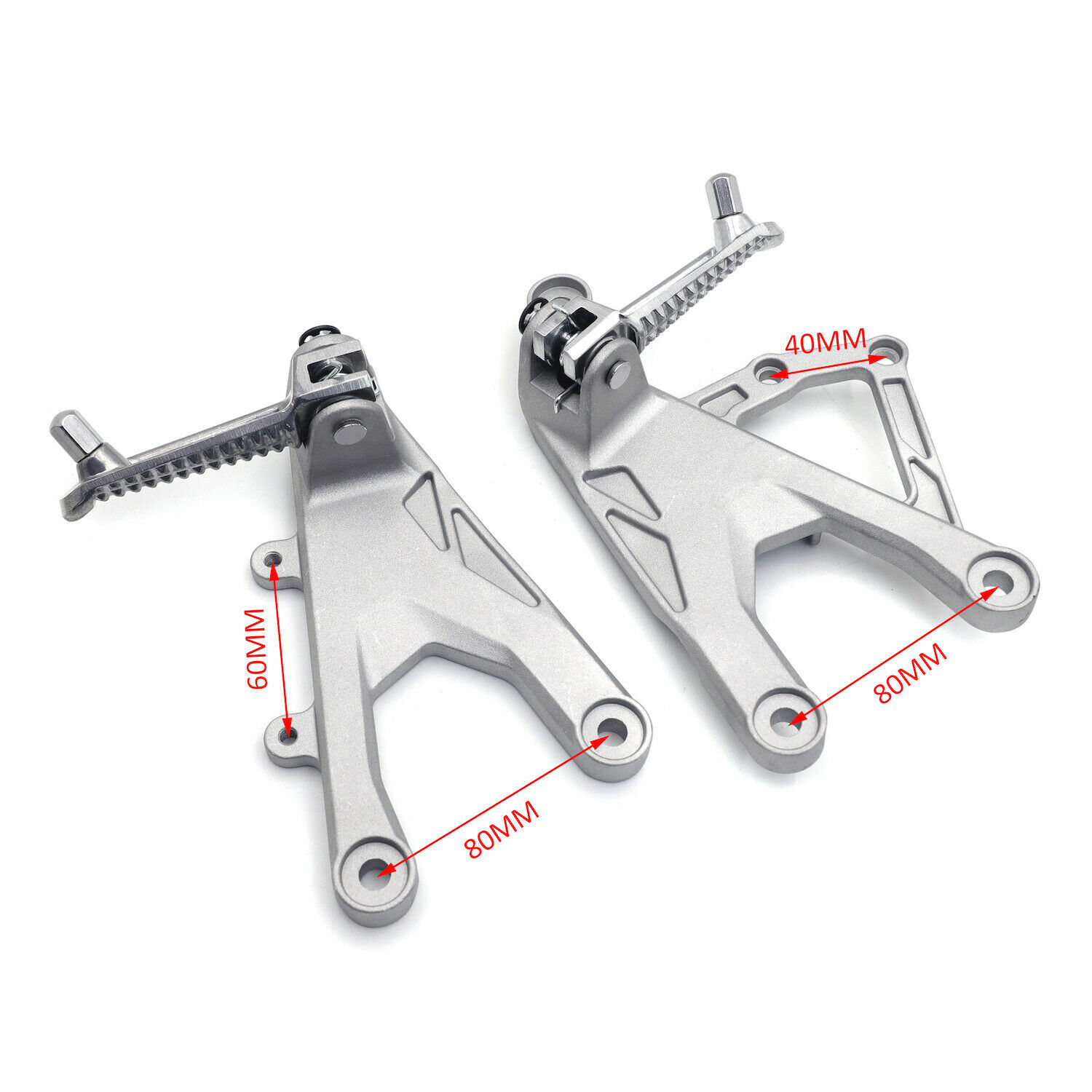 Front Driver Foot Peg Rest Bracket For Yamaha YZF R1 R1S R1M 2015-2018 ...