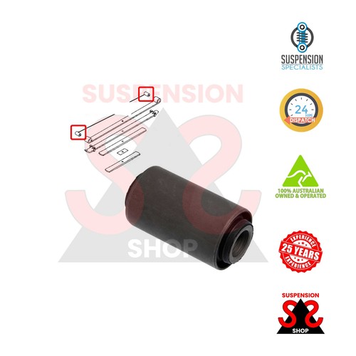 Bushing, Leaf Spring Suit ISUZU Elf 4.3 DiTD ELF Van (NHR6_, NKR6 ...