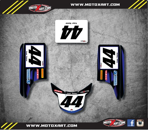 Calcomanías Yamaha Blaster 200 88 - 06 - 2008 matrícula gráficos estilo ...