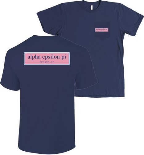 Alpha Epsilon Pi Fraternity Bella + Canvas POCKET Shirt AEPI - MORE ...