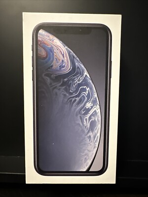 Black Apple iPhone XR 128GB - White Empty Box With Inserts Only - BOX ...