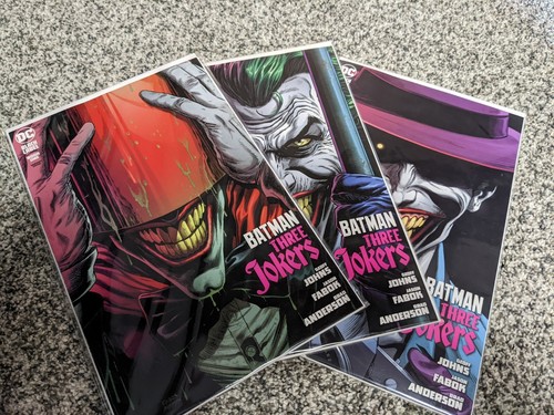 Batman Three Jokers 1-3 Complete Premium Variant Set 1 Johns Fabok ...