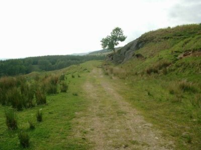 Photo 6x4 The track below Tom Dubh Callander Interesting to see that ...
