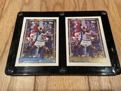 1992-93 Topps Gold Shaquille O'Neal Shaq Rookie Card set #362 Magic ...