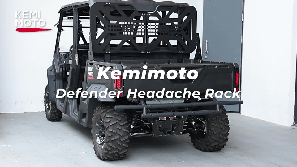 For Can-am Defender HD 5/ 8/ 10/ MAX Headache Rack Assembly Back Rack ...