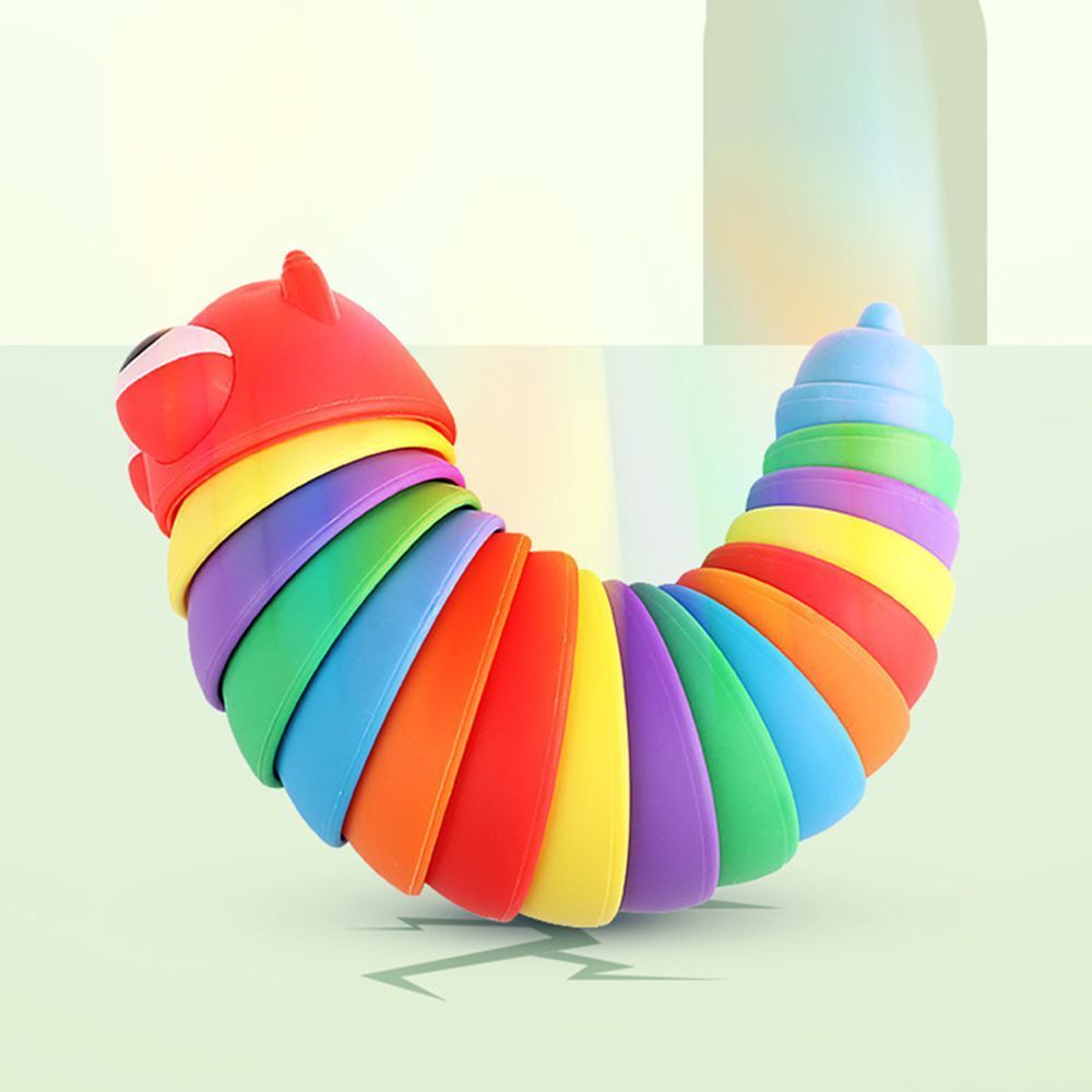 for Autistic Slug Fidget Toy Fidget Slug Articulated Sticky Stretch 3D ...