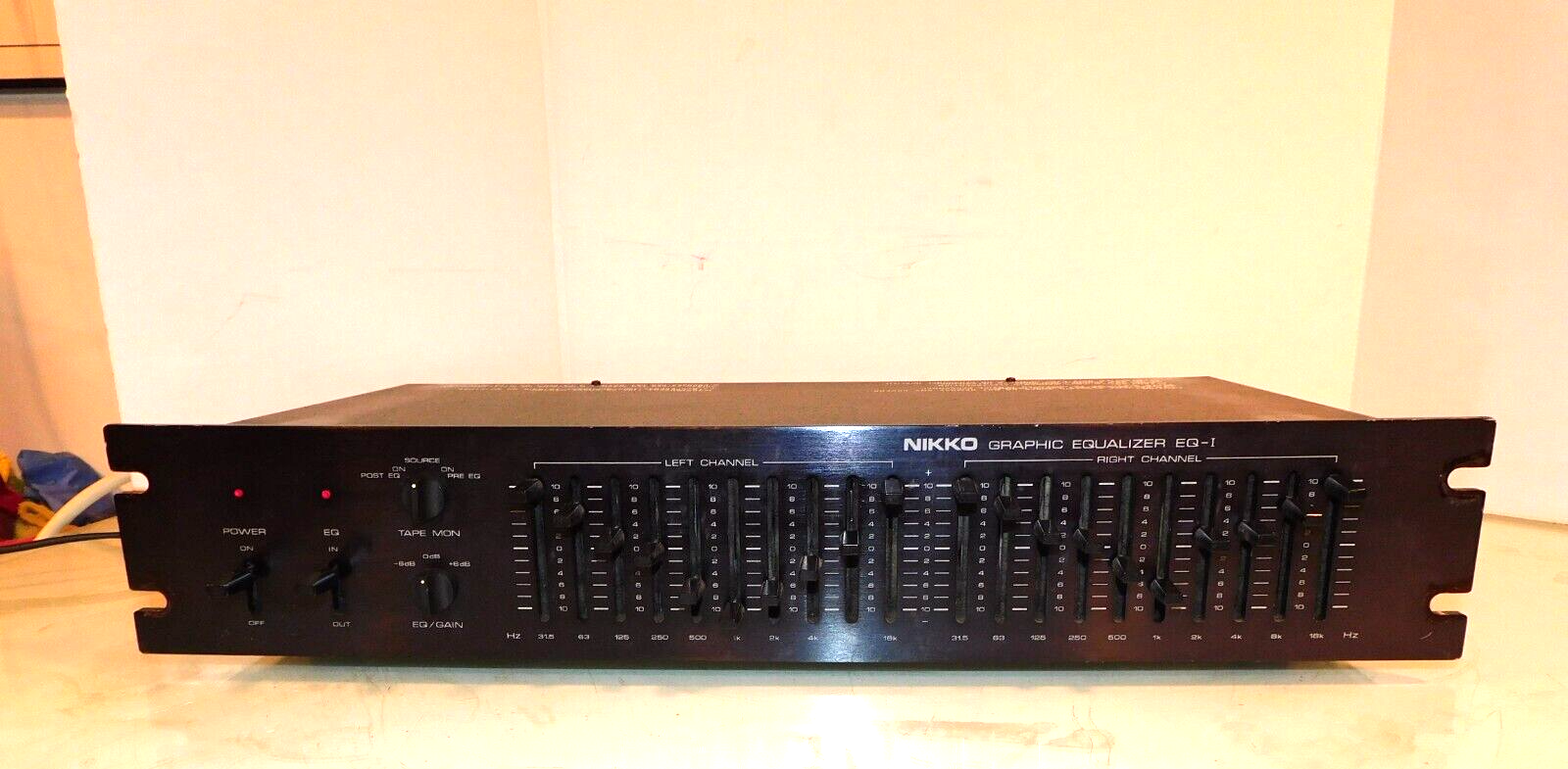 NIKKO EQ-1 10-BAND STEREO GRAPHIC EQUALIZER EXCELLENT WORKING CONDITION ...