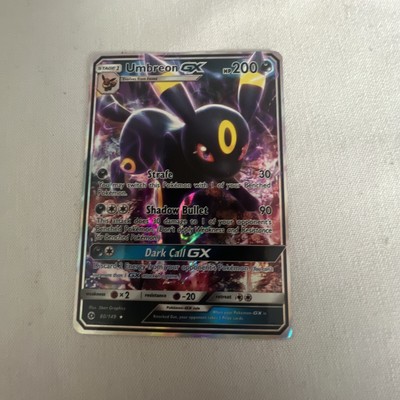 Pokémon TCG - Umbreon GX - 80/149 - Sun & Moon Base Set Ultra Rare NM ...