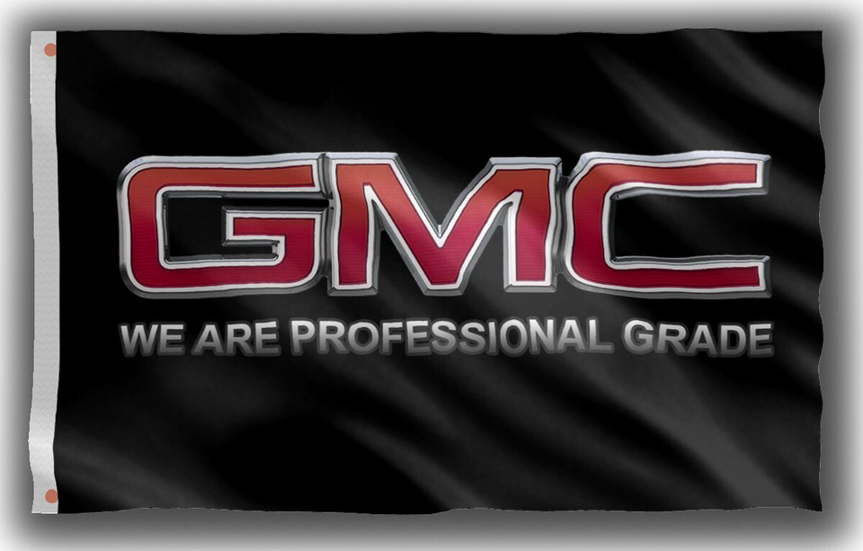 GMC Black Banner Wall Decor Flag 3x5ft 90x150cm Garage Best banner | eBay