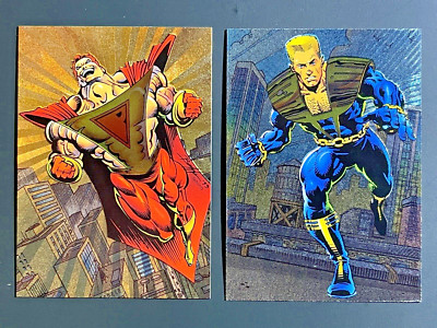 1993 ULTRAVERSE SKYBOX ULTRA TECH 2 CARD INSERT SET MALIBU COMICS PRIME ...