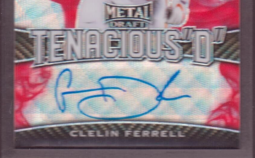 49ers 1/1 RC Autograph Clelin Ferrell PROOF PRISMATIC RED WAVE Leaf ...