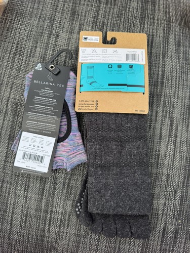 Toesox Tec Bellarina Tec X Scrunch Knee Half Full Toe Grip Socks ...