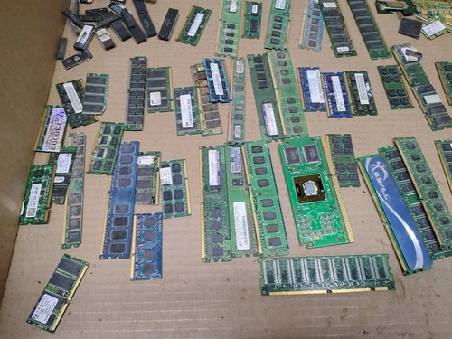 1.8 LBS COMPUTER MIXED RAM STICK FOR SCRAP GOLD PRECIOUS METAL RECOVERY ...